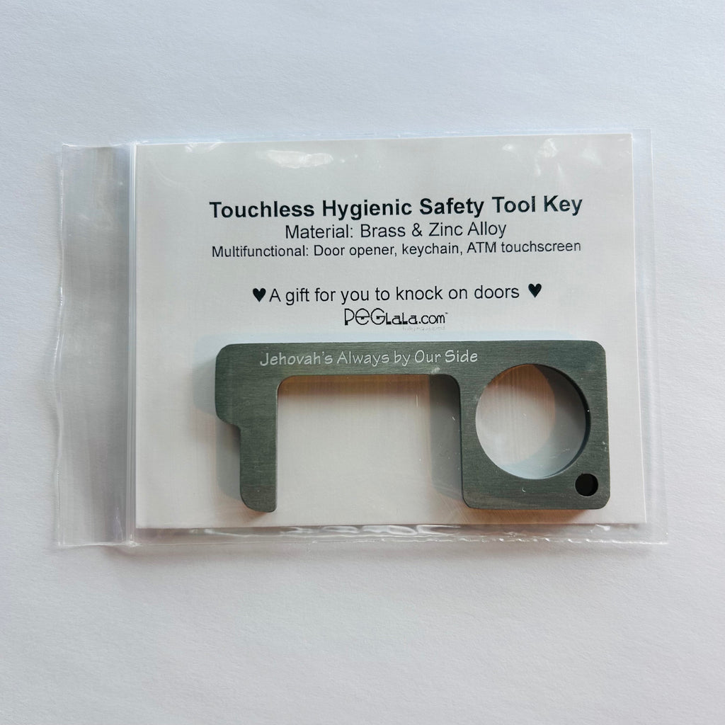 Touchless Hygienic Safety Tool Key - Jehovah's Always By Our Side