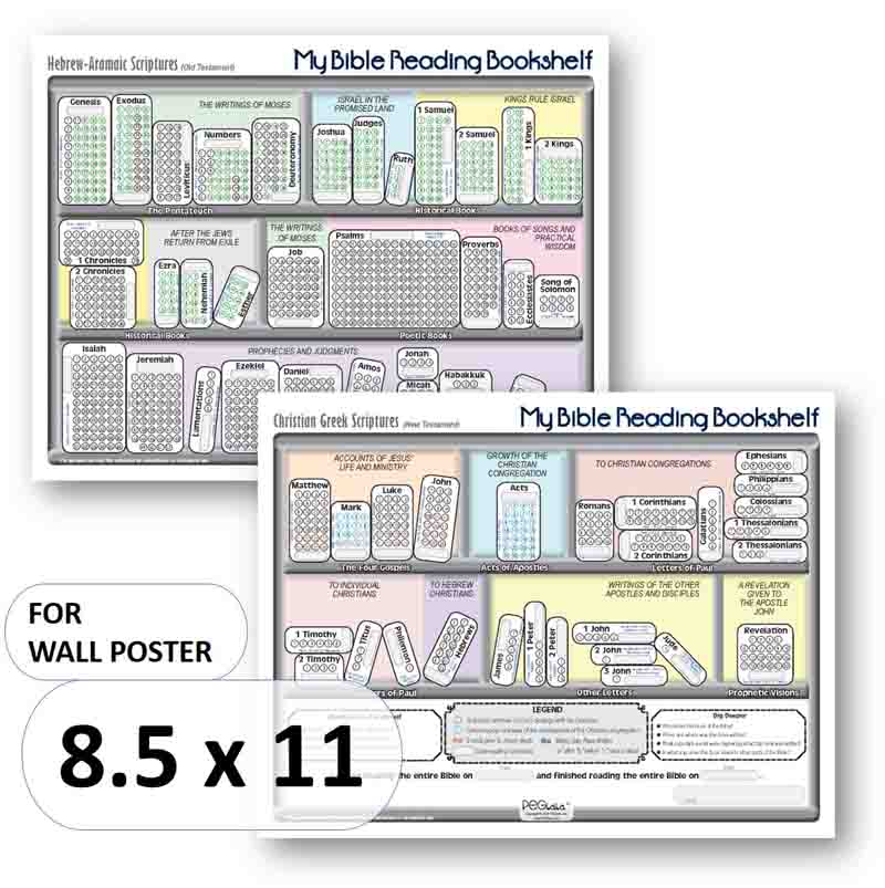 (Digital) My Bible Reading Bookshelf (Downloadable PDF)| PEGlala.com