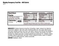 Mayday Mini Meal Emergency Food Bar 400 Cal (110/Case)| PEGlala.com