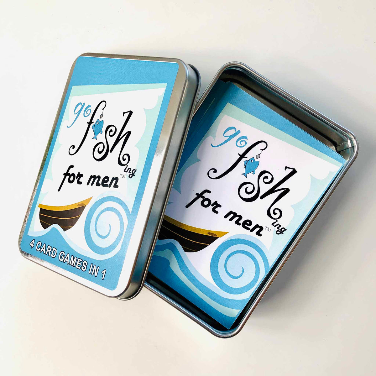 Go FISHing For Men 4-in-1 Card Games| PEGlala.com