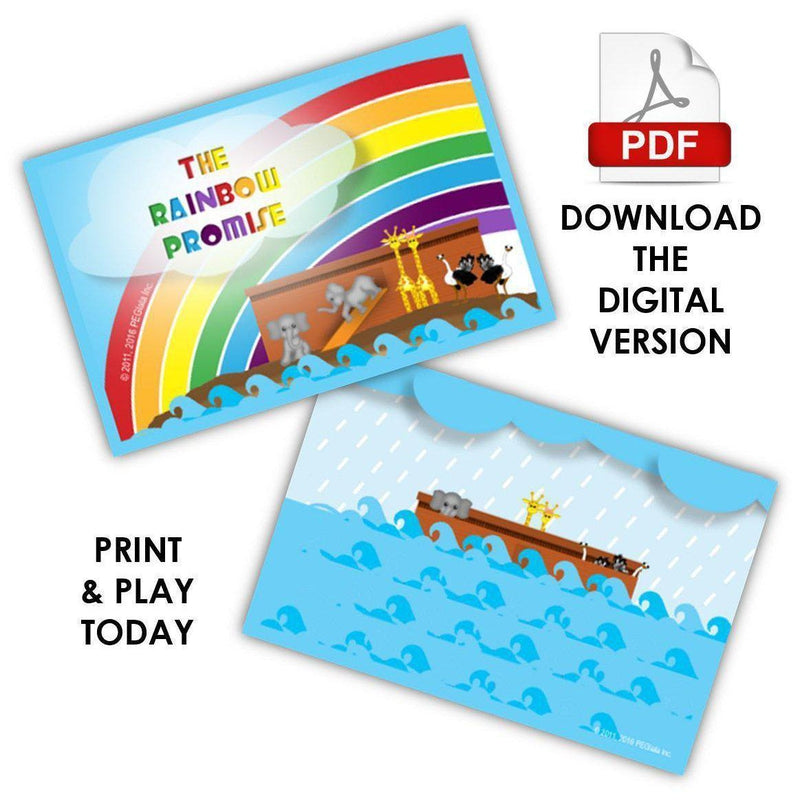 (Digital) The Rainbow Promise Board Game| PEGlala.com