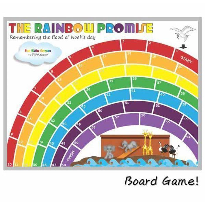 (Digital) The Rainbow Promise Board Game| PEGlala.com