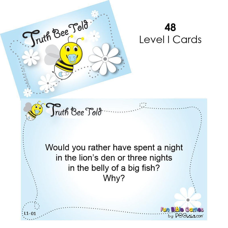 (Digital) Truth Bee Told Cards (Downloadable PDF)| PEGlala.com