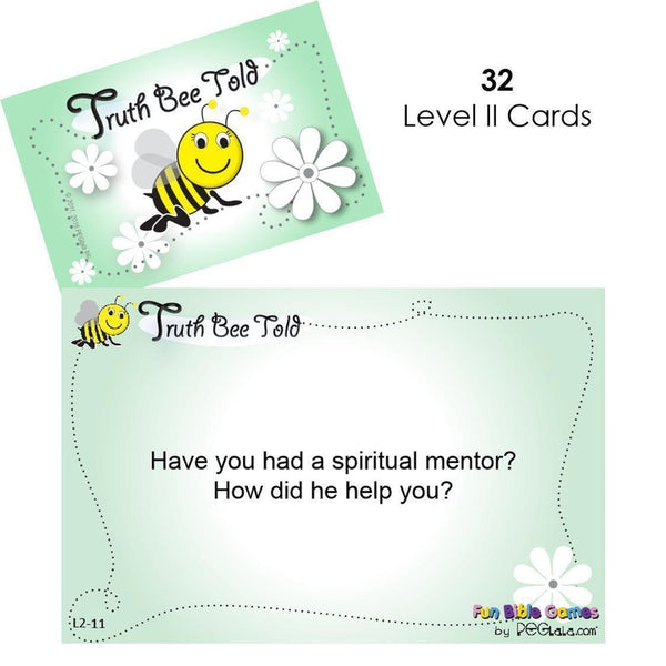 (Digital) Truth Bee Told Cards (Downloadable PDF)| PEGlala.com