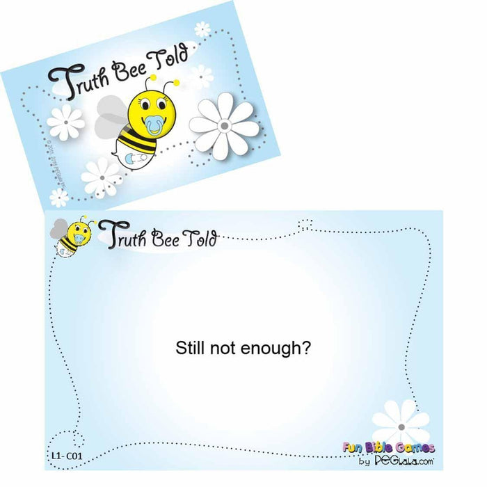(Digital) Truth Bee Told Cards (Downloadable PDF)| PEGlala.com
