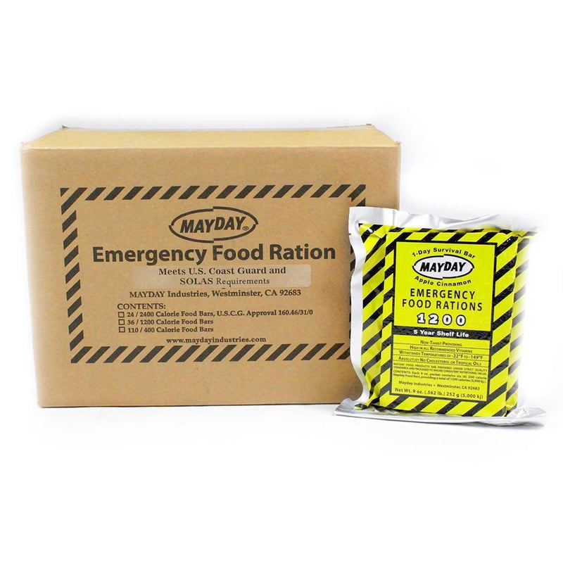 Mayday Emergency Food Bar 1200 Cal (36/case)| PEGlala.com